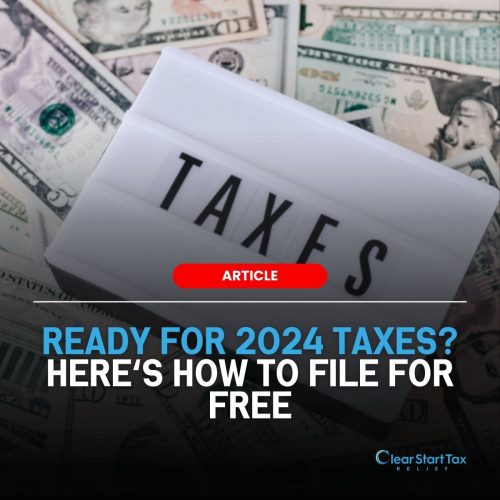 How to File Your Taxes for Free in 2024