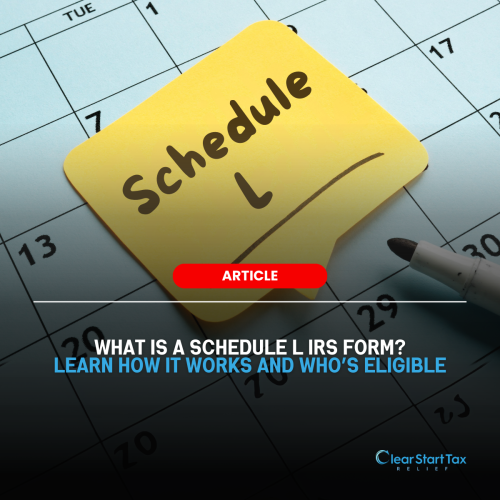 What Is a Schedule L IRS Form? A Comprehensive Guide