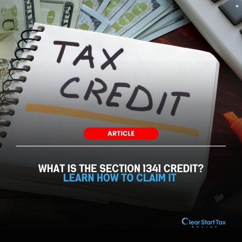 Navigating the Section 1341 Credit: Eligibility and Process