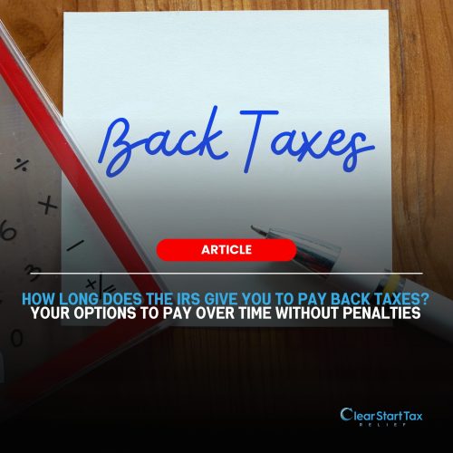 How Long Does the IRS Give You to Pay Back Taxes?
